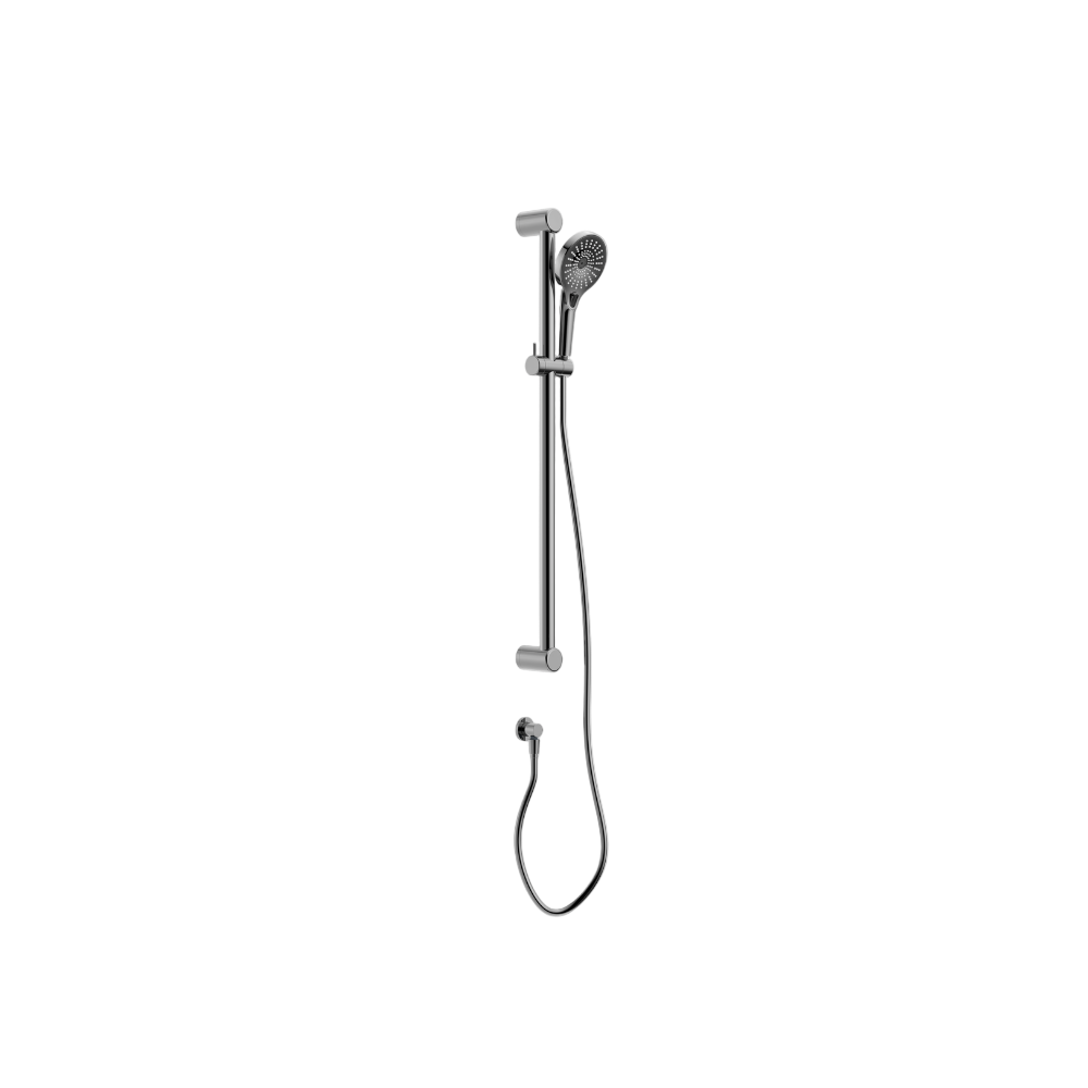 Calibre Mecca 32mm Grab Rail And Adjustable Shower Rail Set 900mm Chro ...