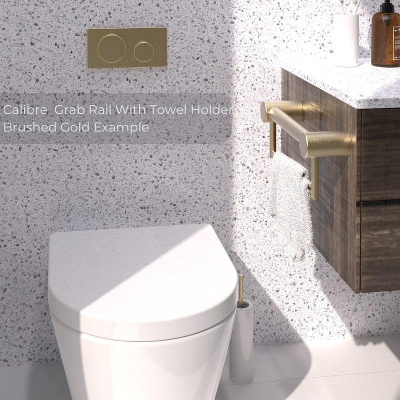 CALIBRE MECCA 32MM GRAB RAIL WITH TOWEL HOLDER 300MM – Avail Design