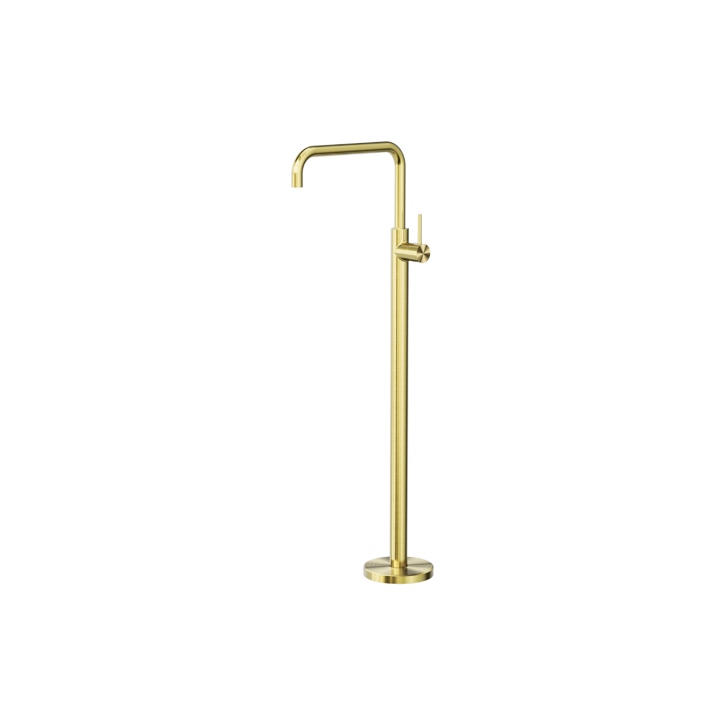 Mecca Freestanding Bath Mixer Square Shape Brushed Gold - NR221903bBG ...